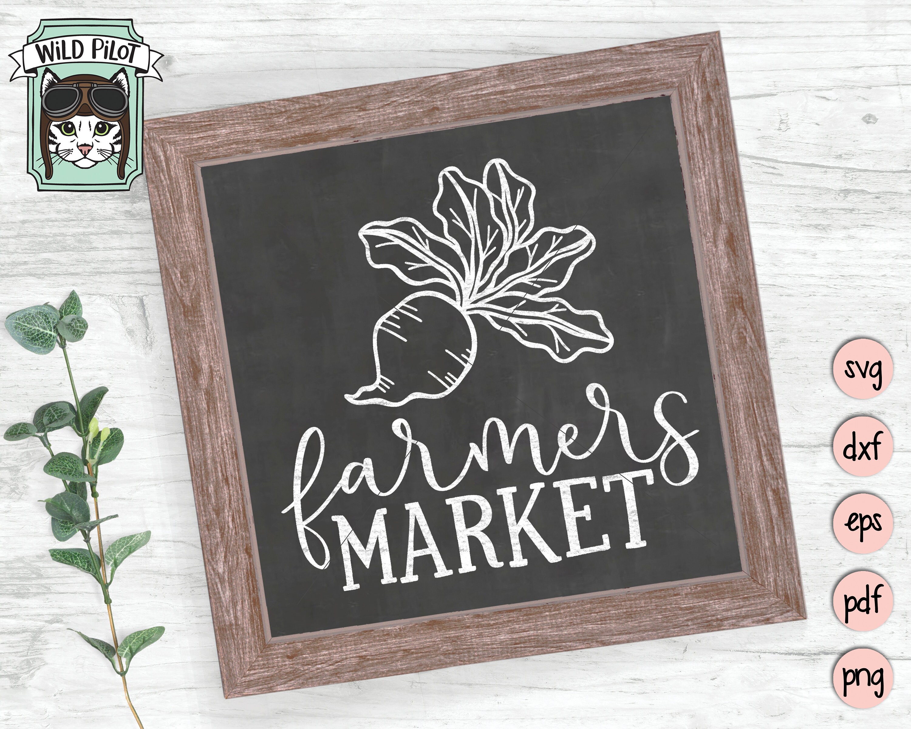 Farmers Market SVG File Farmers Market Cut File Market | Etsy
