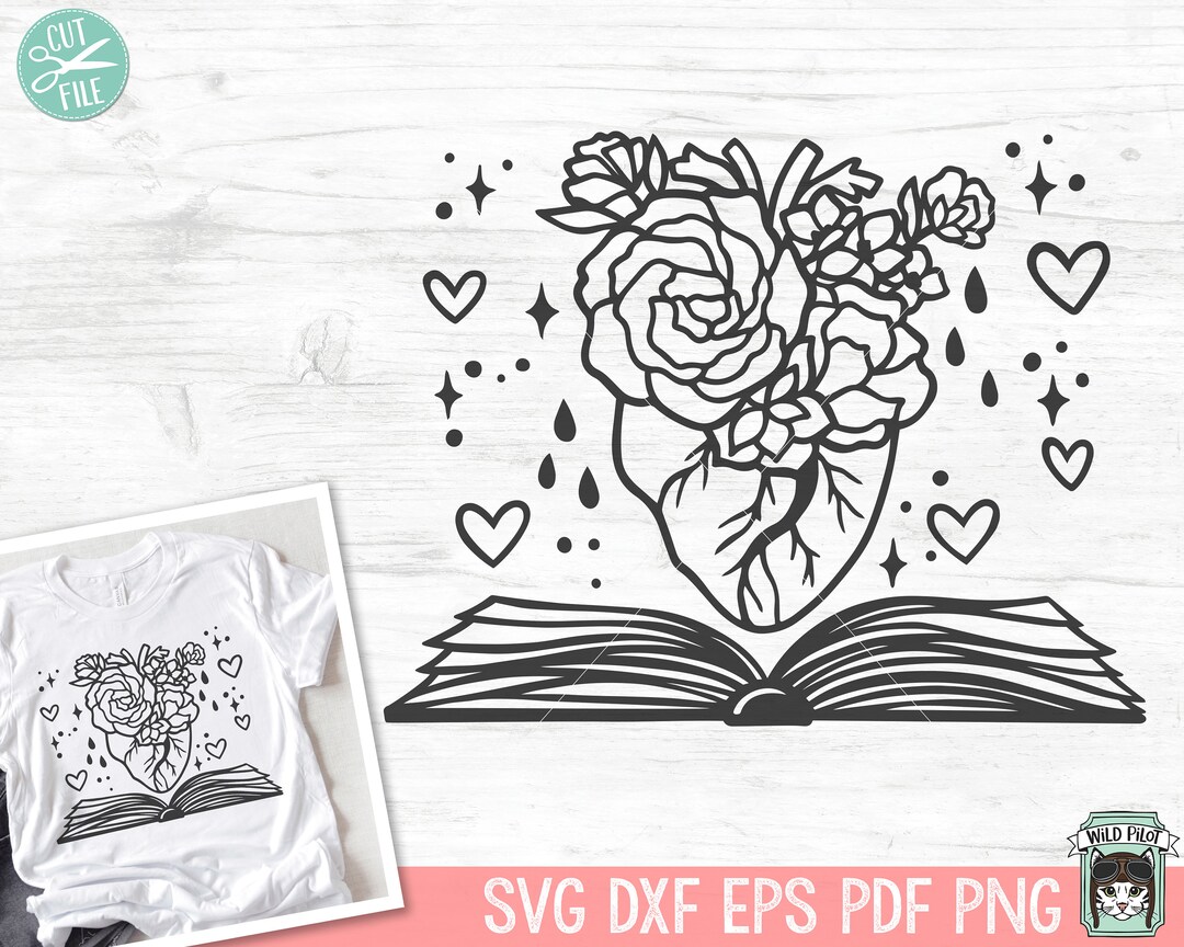 Book SVG, Reading Svg, Romance Svg, Book Lover Svg, Book Club Svg ...