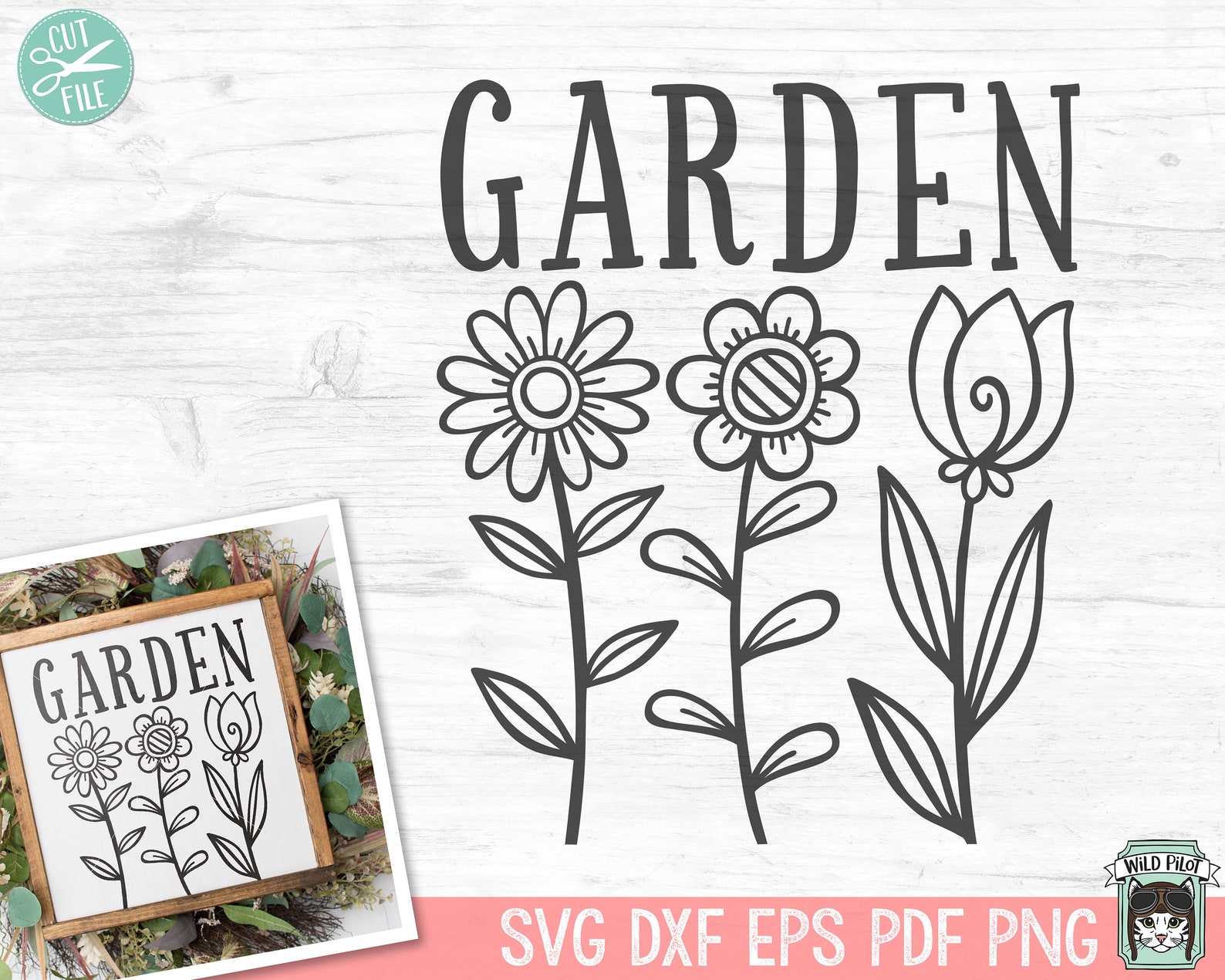 Garden SVG Gardening SVG Flower Garden Svg Gardening Clip - Etsy
