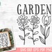 Garden SVG, Gardening SVG, Flower Garden Svg, Gardening Clip Art ...