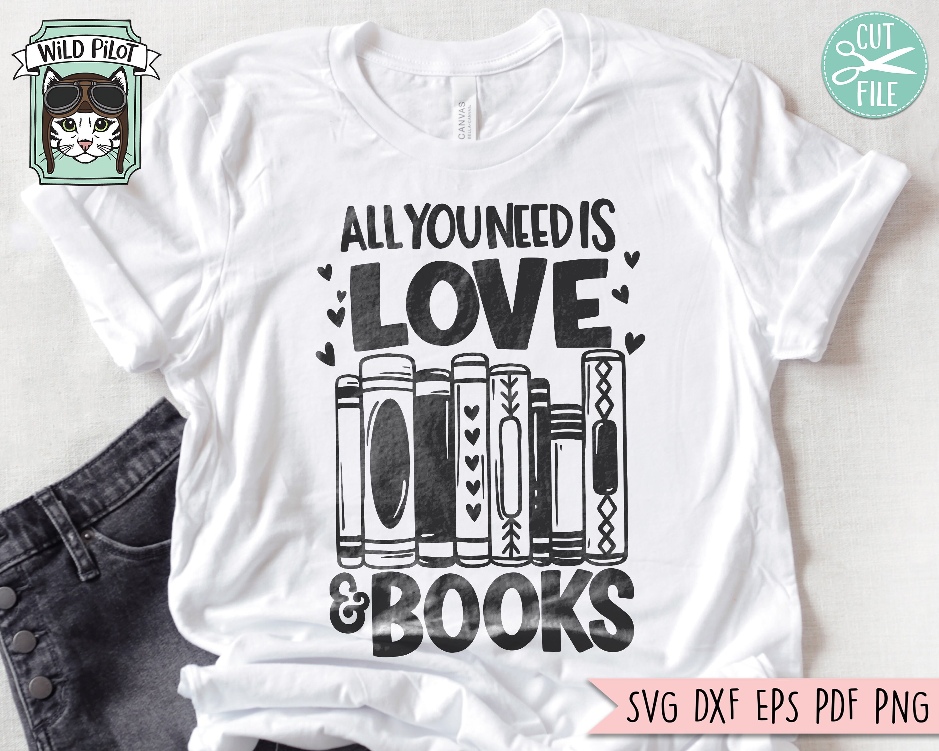 Book Lover SVG Valentines Day Books SVG Reading SVG All You - Etsy