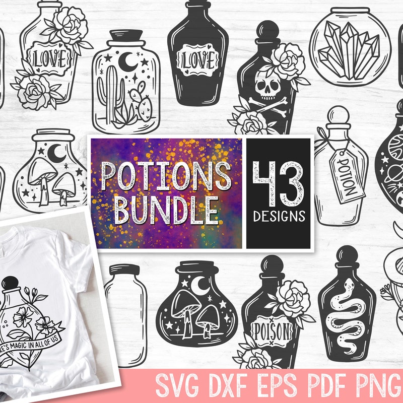 Potion Bottle Labels - Etsy
