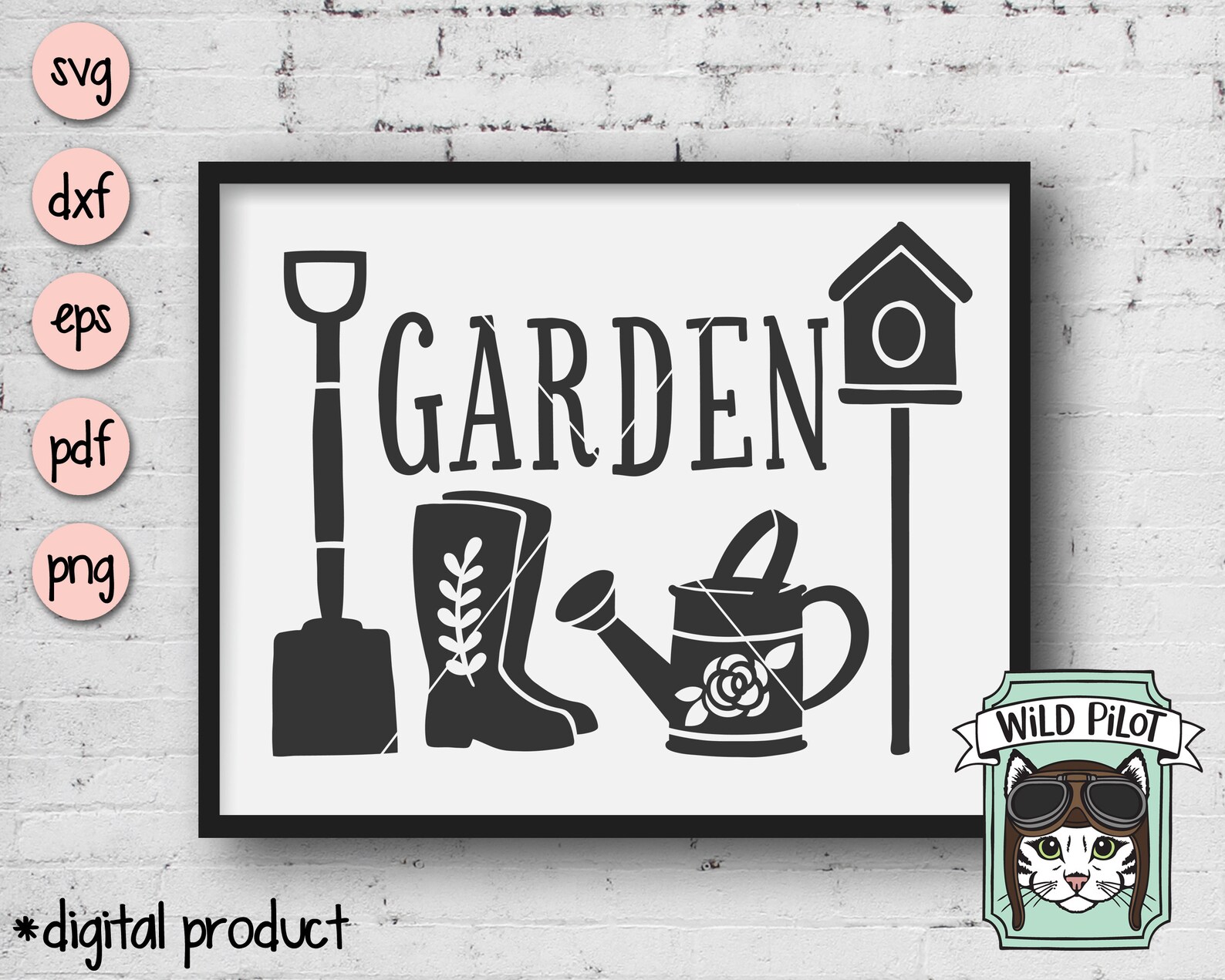 Garden SVG File, Gardening SVG, Garden Tools, Garden Sign, Clip Art ...