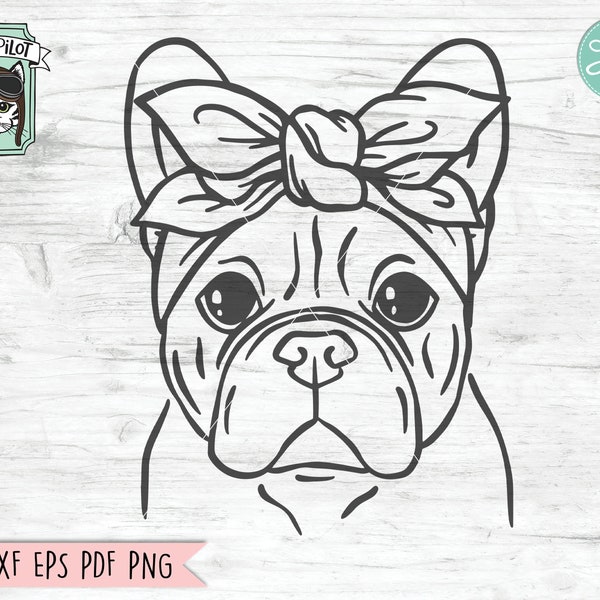 Frenchie Svg - Etsy