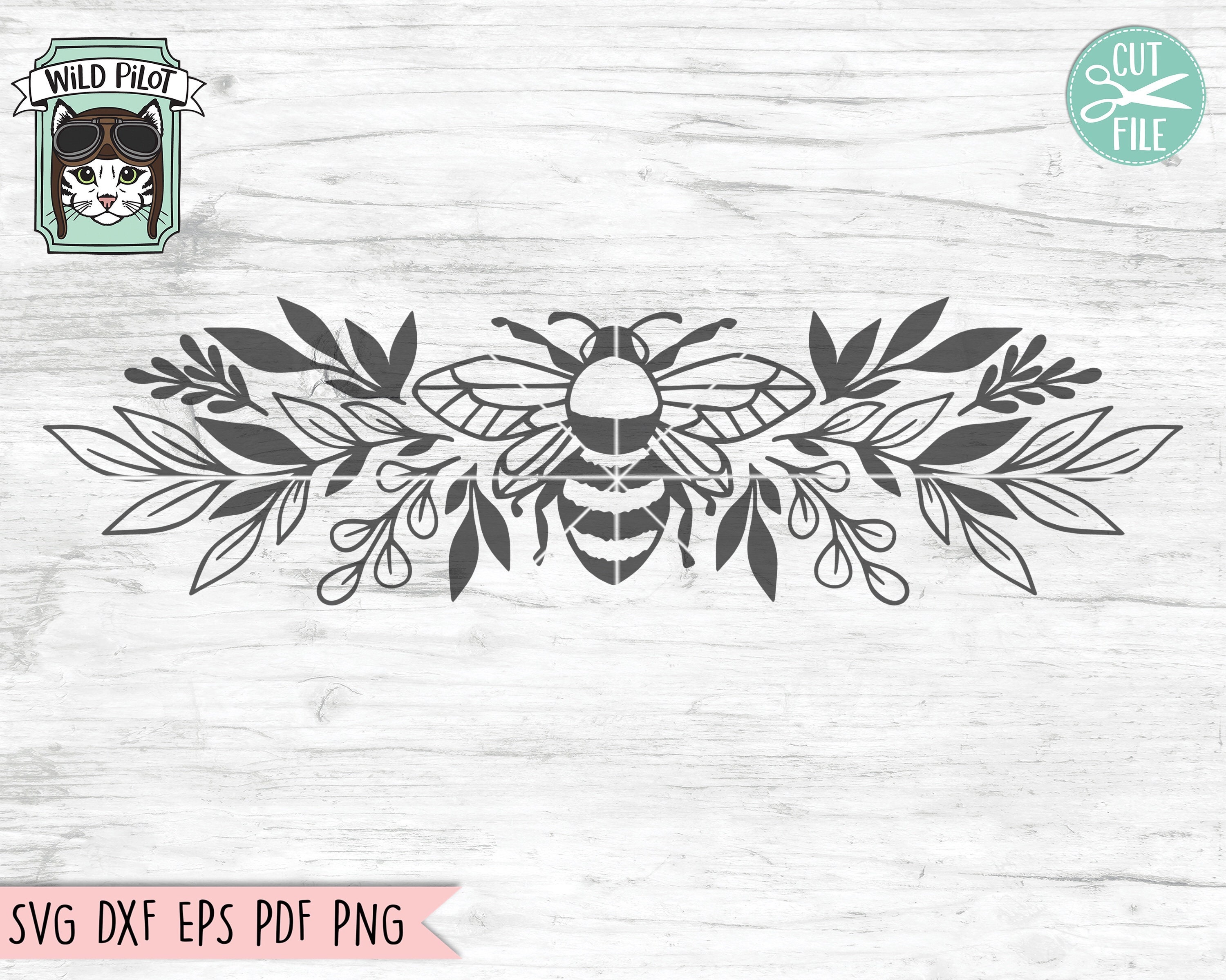 Bee SVG Cut File Bee Border SVG Cut File Honey Bee SVG - Etsy