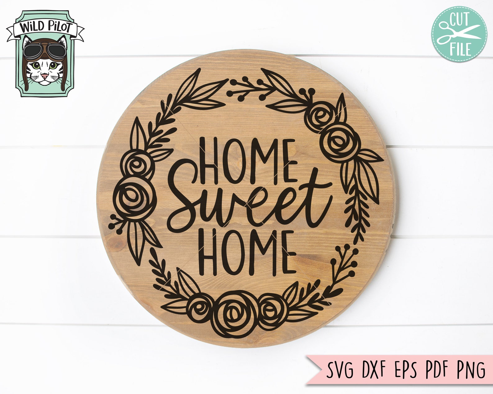 Home Sweet Home SVG File Home Sweet Home Cut File Welcome | Etsy