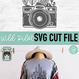 Cactus Camera SVG, Cactus Camera Cut File, Photography SVG ...