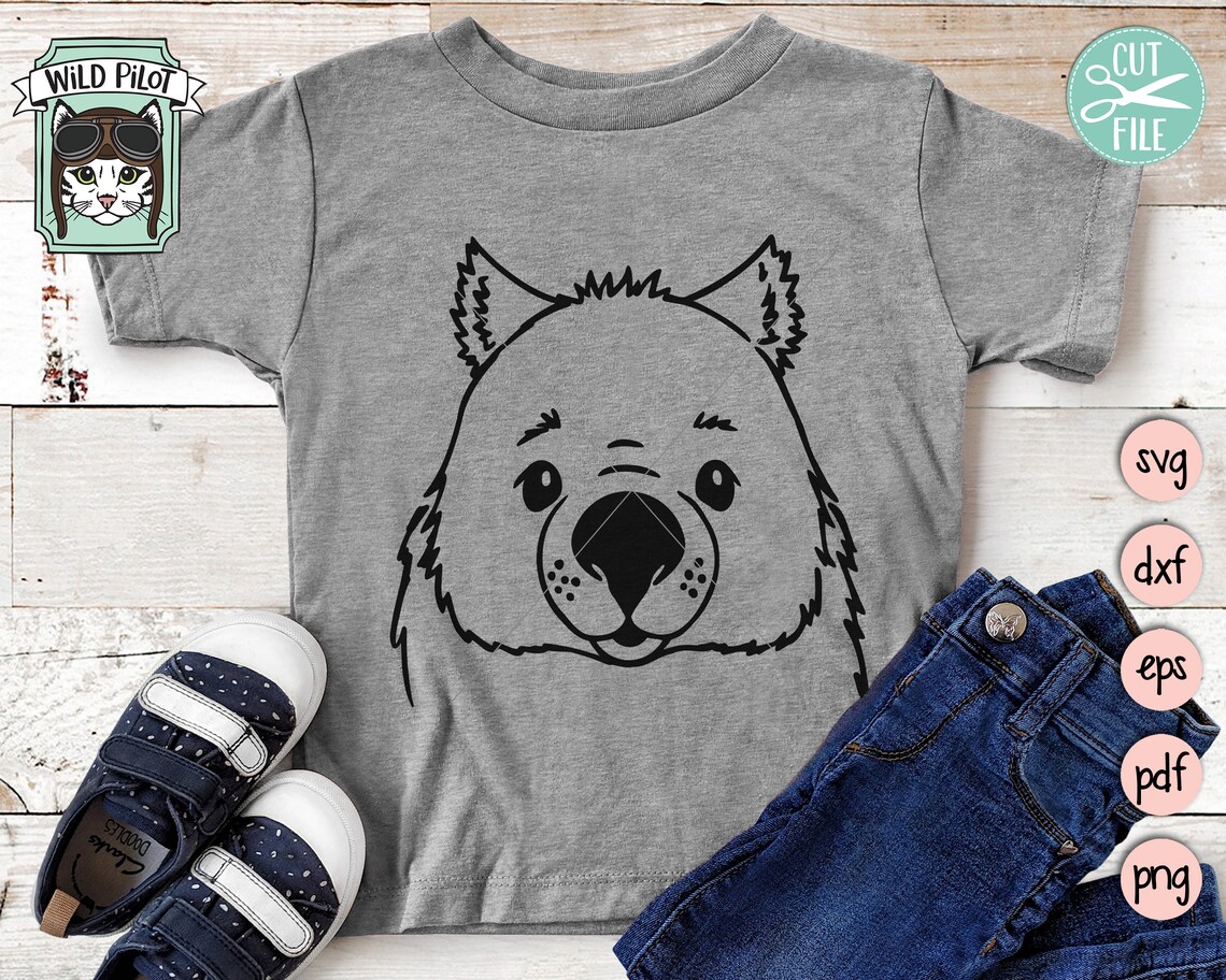 Wombat Svg File Wombat Cut File Animal Face Svg Cut File | Etsy Australia