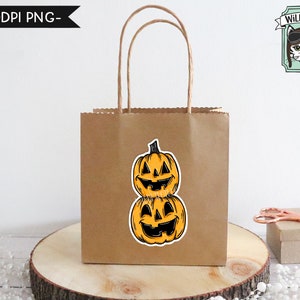 PRINTABLE Halloween Sticker Files PNG File, Halloween Planner Stickers ...