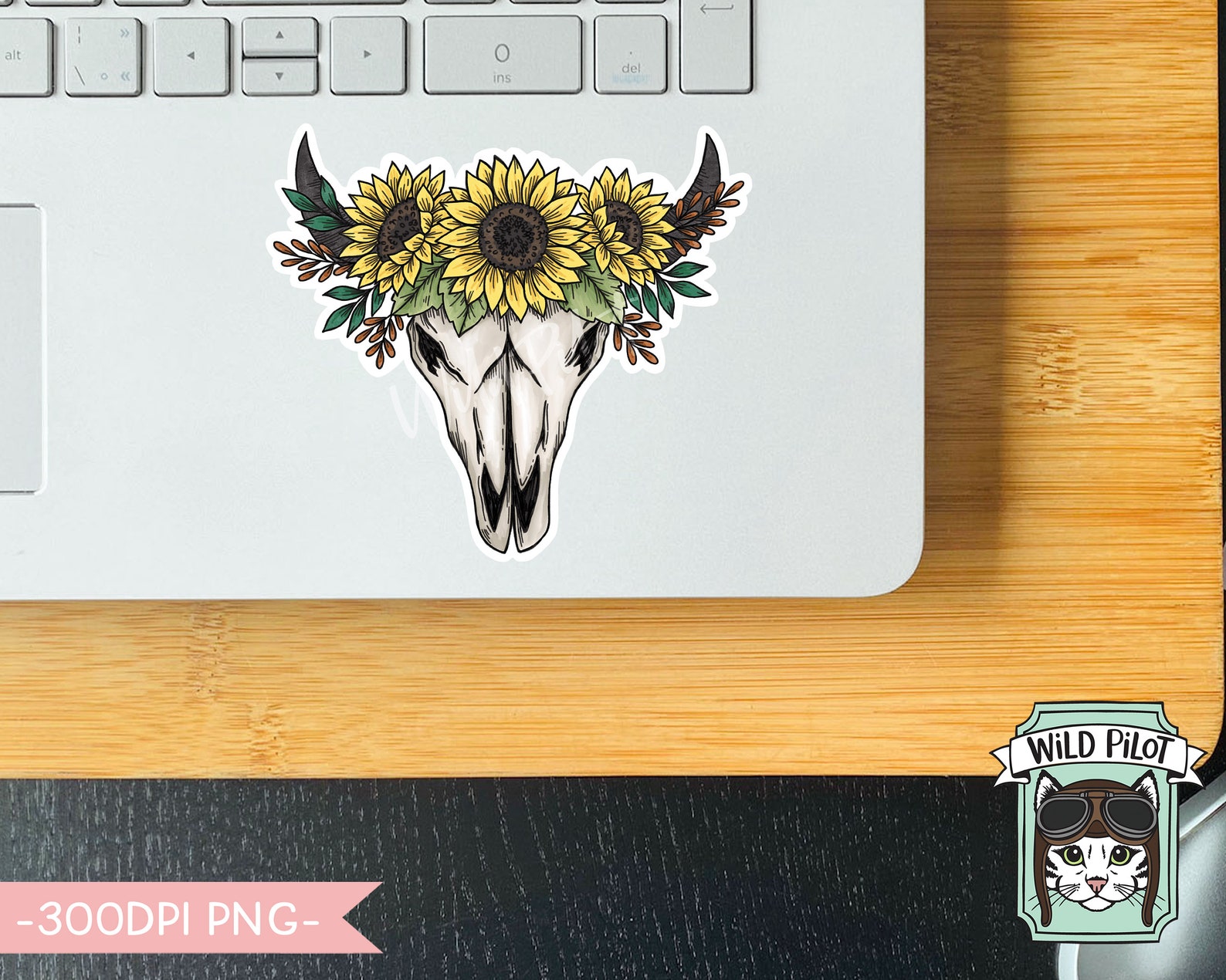 PRINTABLE Sunflower Sticker Files PNG File Sunflower - Etsy