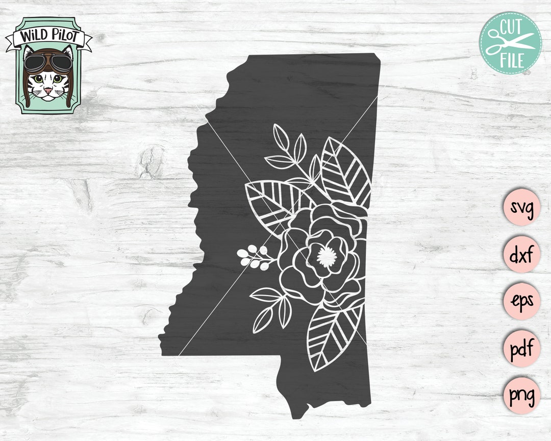 Mississippi Svg File Mississippi Cut File Mississippi - Etsy