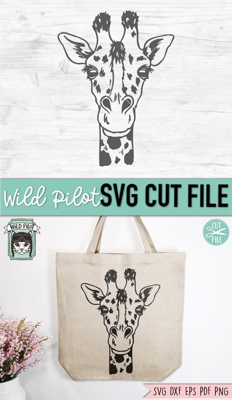 Giraffe SVG Cut File Giraffe PNG Giraffe Vector Zoo Animals - Etsy