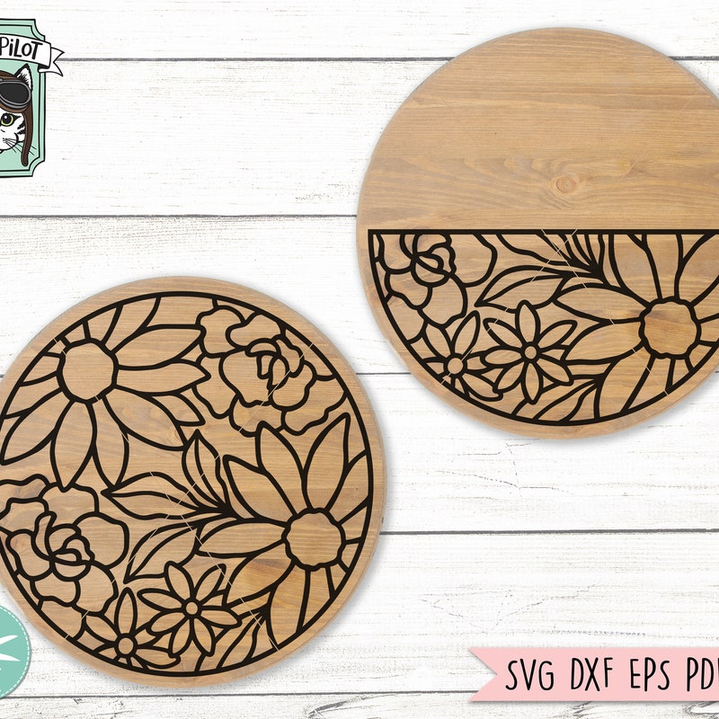 Round Sign Svg - Etsy