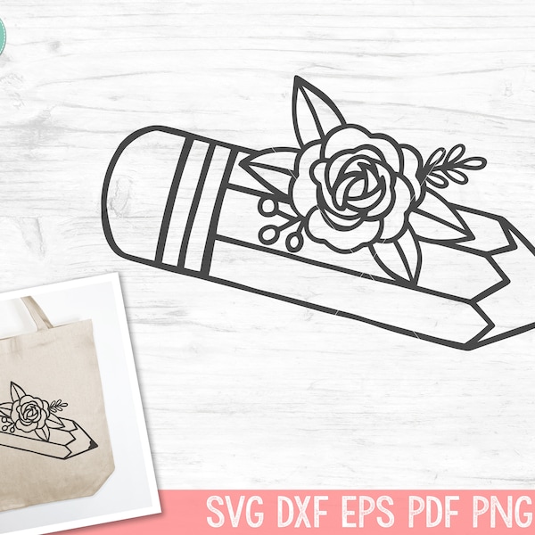Pencil Flower - Etsy