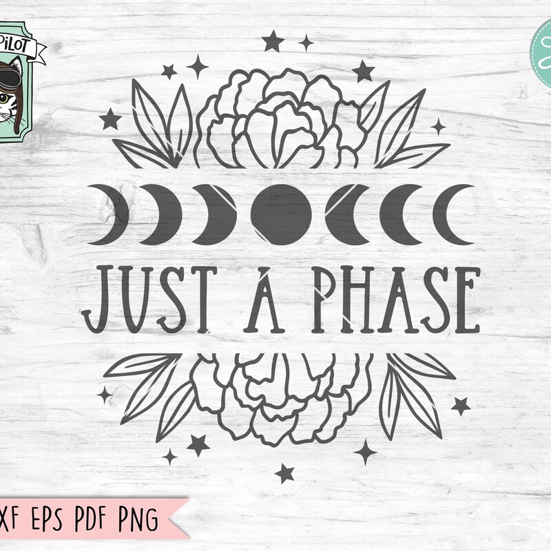 Just a Phase Moon - Etsy