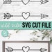 Arrows SVG Cut File, Arrow Heart SVG Cut Files, Valentines Day SVG ...
