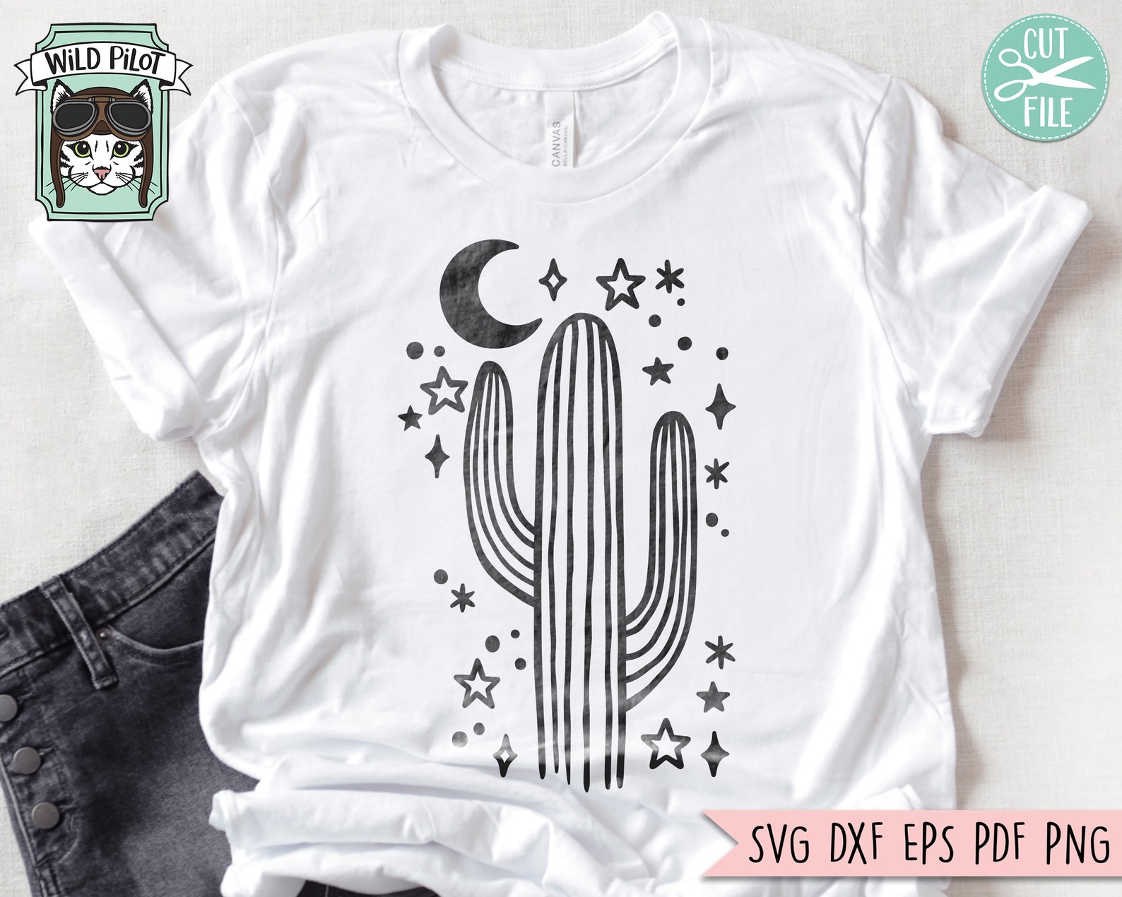 Cactus SVG Cactus PNG Succulent SVG Desert Svg Boho Svg - Etsy