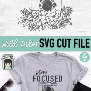 Stay Focused SVG, Inspirational Quote Svg File, Motivational Quote Svg ...