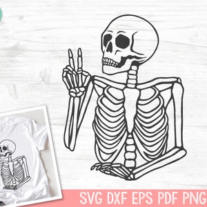 Halloween SVG, Skeleton SVG, Peace SVG, Skull Svg, Halloween Png, Peace ...