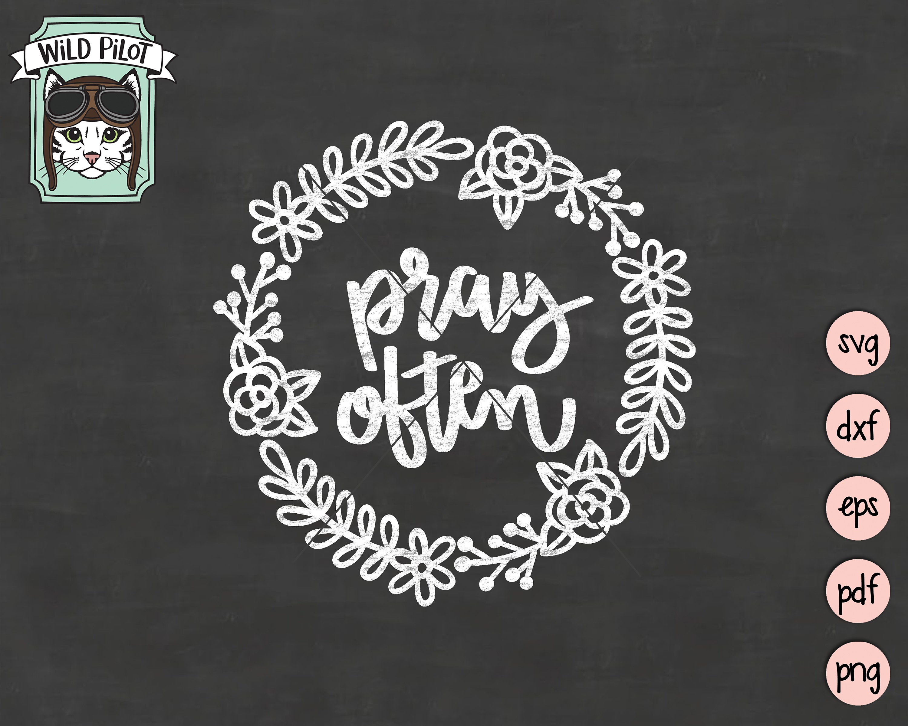 Pray SVG Pray Often SVG Religious Svg File Religious Quote | Etsy Canada