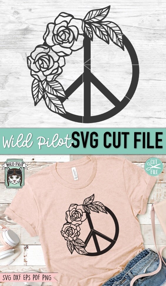 Peace Symbol Svg Peace Sign SVG File Peace Svg Peace Cut | Etsy