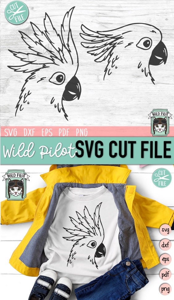 Cockatoo Svg File Cockatoo Cut File Animal Face Australia - Etsy Australia
