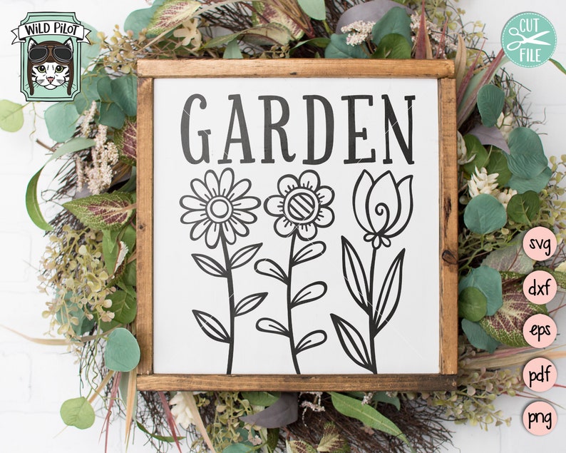 Garden SVG Gardening SVG Flower Garden Svg Gardening Clip - Etsy