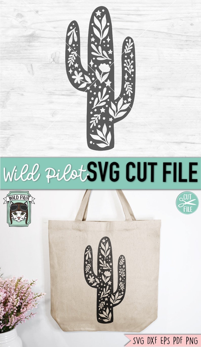 Cactus SVG File Succulent SVG File Cactus Clipart Cactus - Etsy