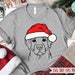 Dog Santa Hat Svg File, Dog With Hat Svg, Christmas Svg File, Labrador ...
