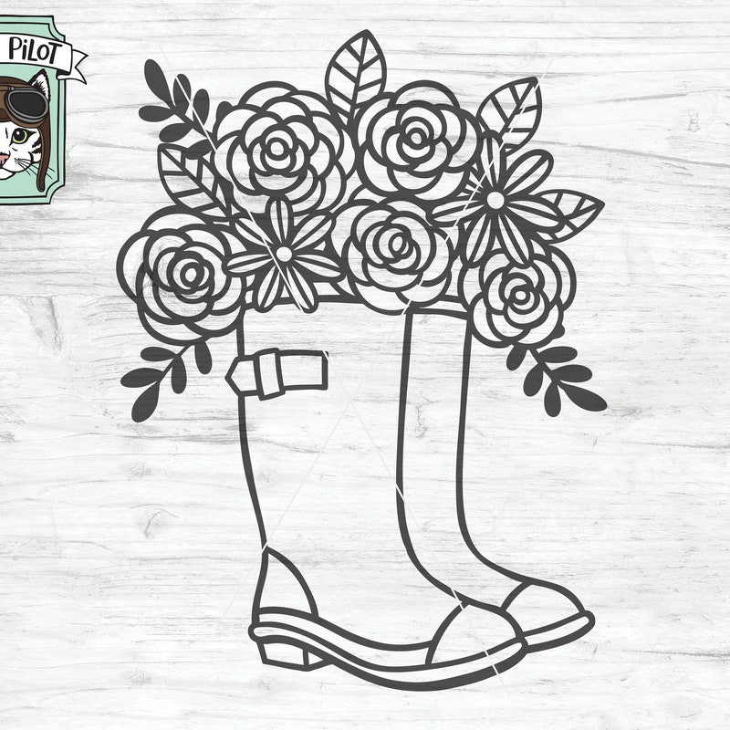 Wellies Clipart - Etsy