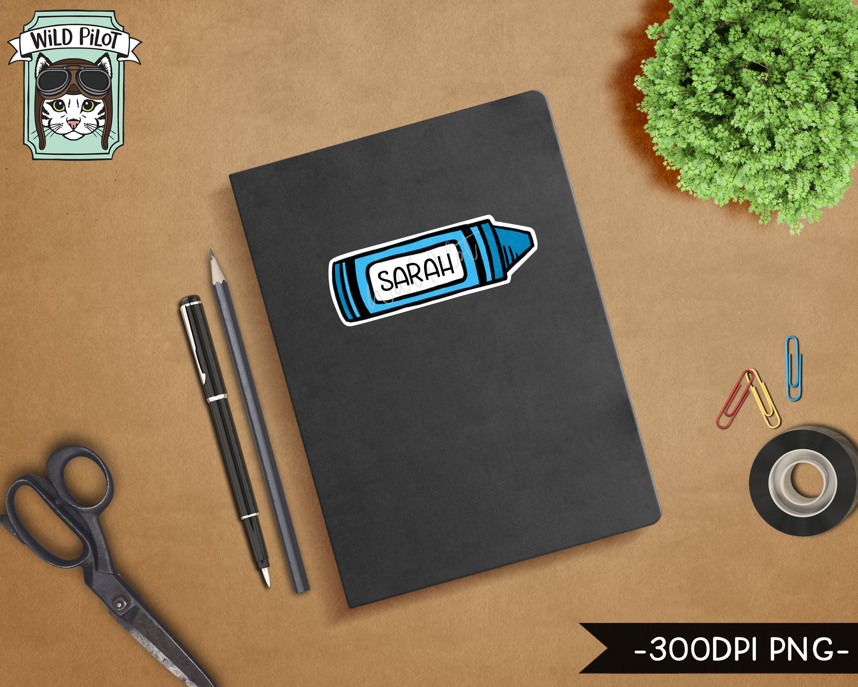 PRINTABLE School Label Sticker Files PNG File, Back to School Sticker ...