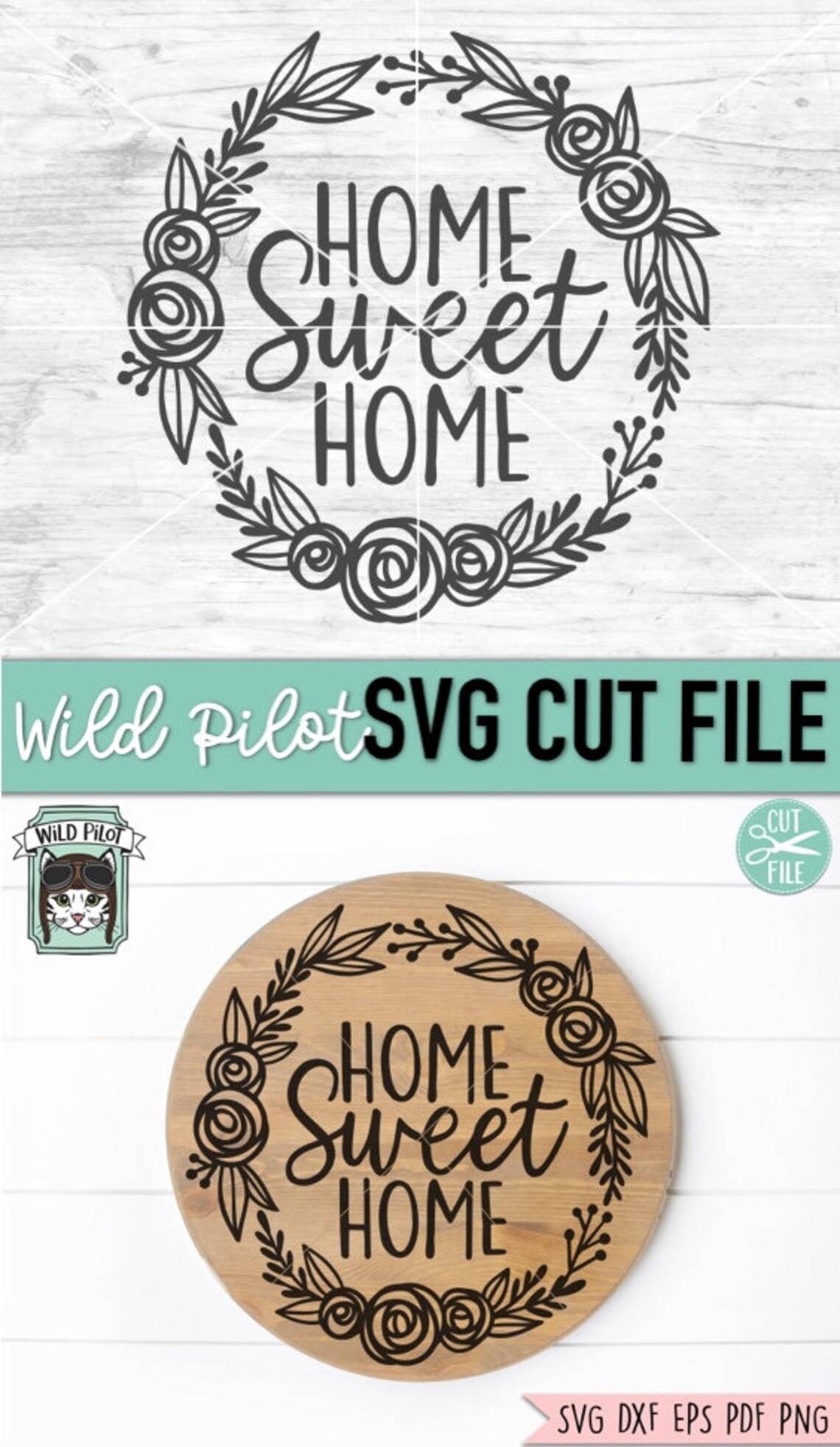 Home Sweet Home SVG File Home Sweet Home Cut File Welcome | Etsy