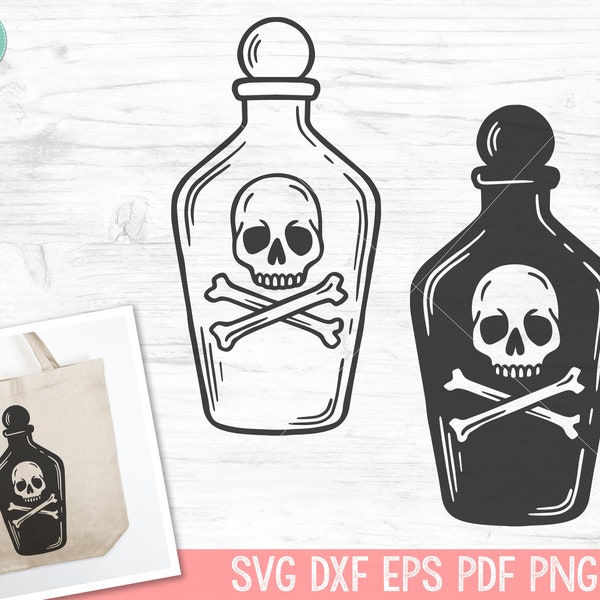 Poison Bottle Label - Etsy