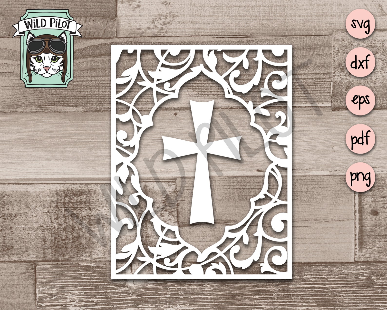 Cross SVG Cut File Religious SVG Cut File Easter SVG Cut | Etsy