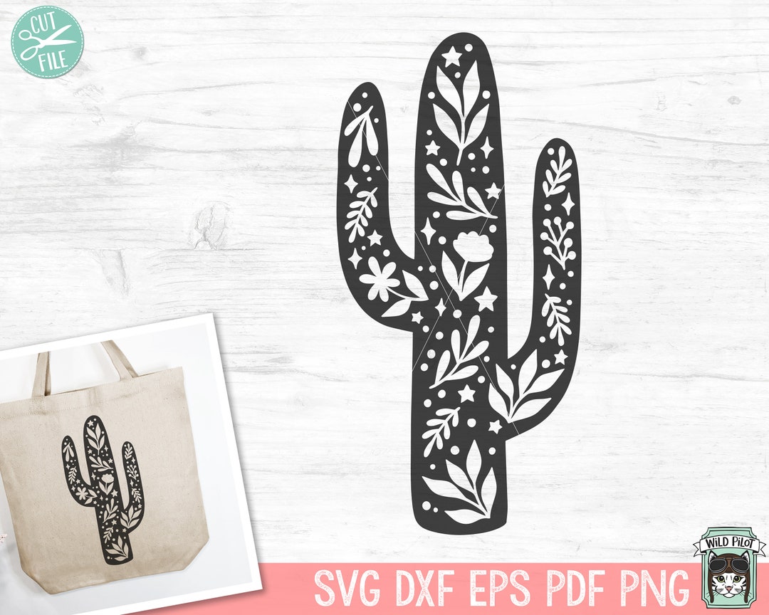 Cactus SVG File, Succulent SVG File, Cactus Clipart, Cactus PNG ...