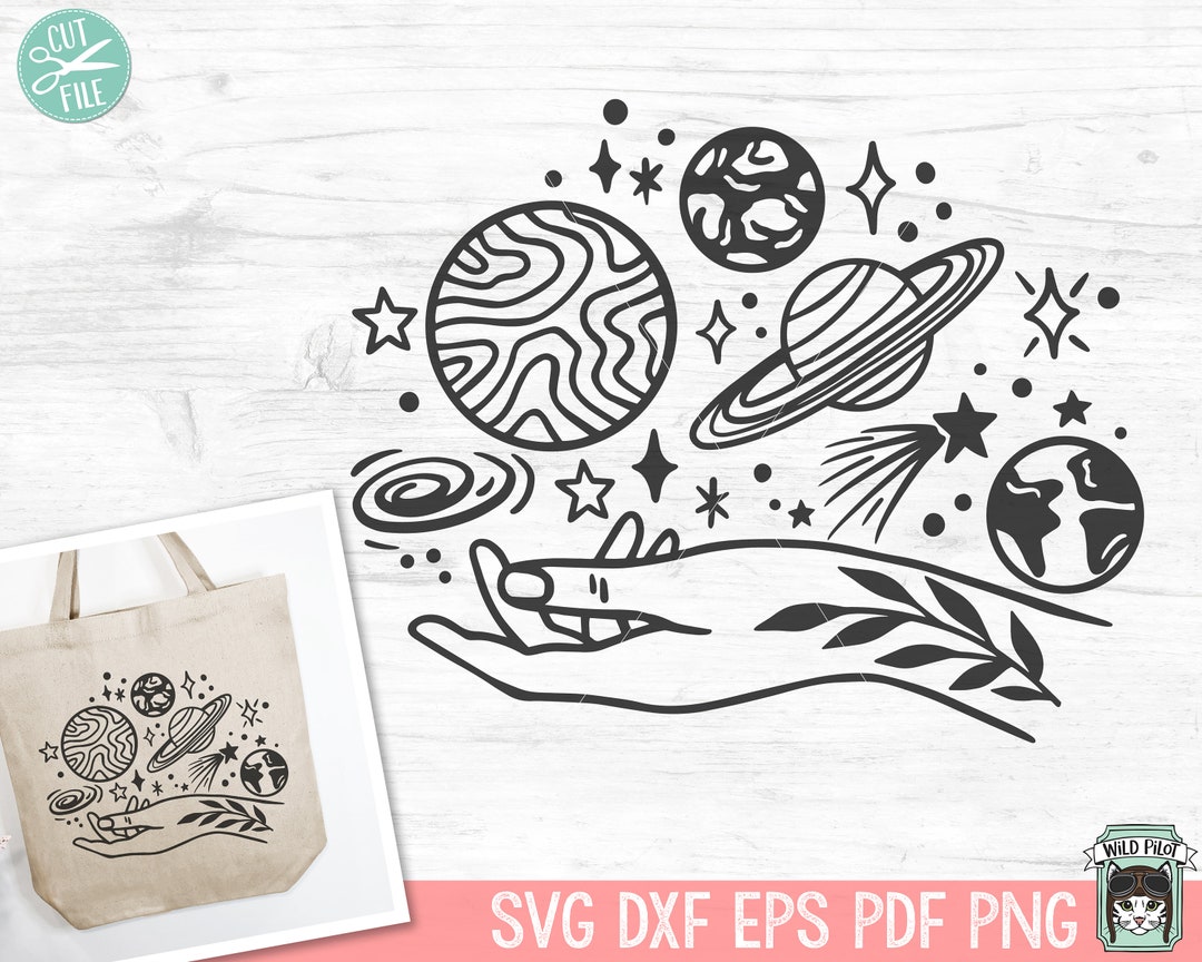 Galaxy SVG, Celestial SVG, Space SVG, Mystical Svg, Planets Svg, Solar ...
