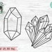 Crystals SVG Files, Crystal Cut File, Crystal Vector, Crystal Png ...