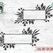 Leaf Frame SVG File, Leaf Monogram Frame, Leaf Border SVG, Leaves Frame ...