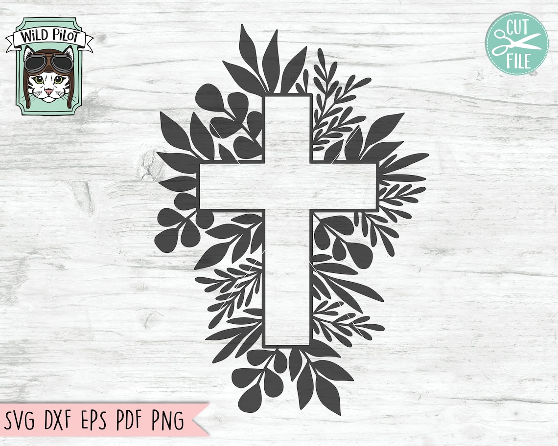 Cross SVG Cut File Religious SVG Cut File Easter SVG Cut | Etsy