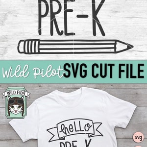 Pre K SVG File, Hello Pre-k Svg File, Prek Svg File, First Day of ...