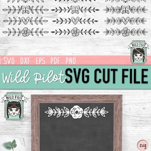 Dividers SVG Files, Dividers Cut File, Text Dividers Svg, Line Breaks ...