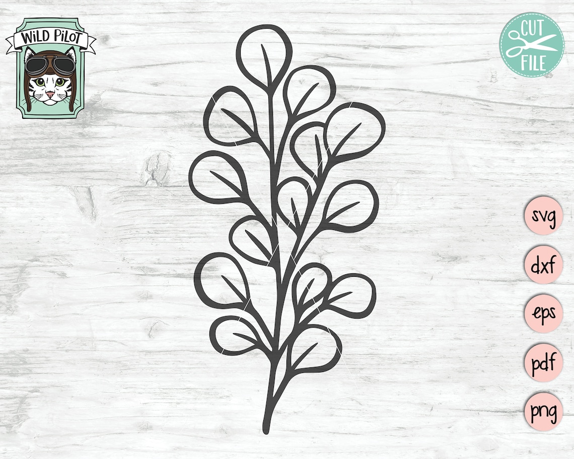 Feuilles SVG Plantes fichiers SVG Fichier de coupe de - Etsy France