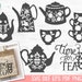 Tea Party SVG, Teapot SVG, Tea Cup Svg, Tea Party Cut Files, Teapot SVG ...