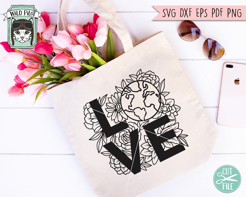 Love the Earth SVG File Earth Day SVG File Love Earth - Etsy