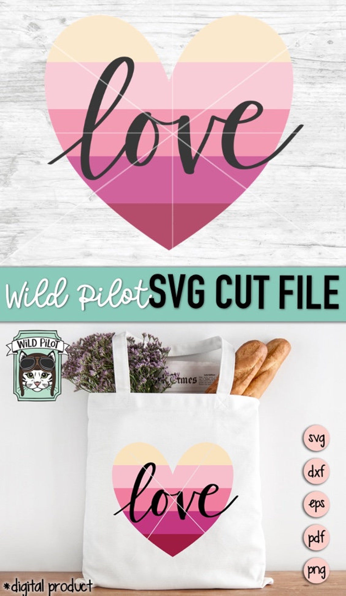 Love SVG File, Heart SVG File, Valentines Day SVG File, Valentines Cut ...