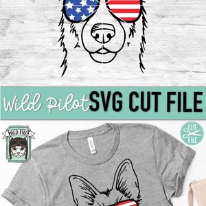 German Shepherd SVG, Fourth of July Dog Svg File, July 4th German ...