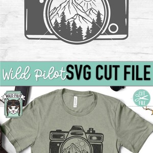 Camera SVG, Adventure SVG, Photography SVG, Photographer Svg, Mountains ...