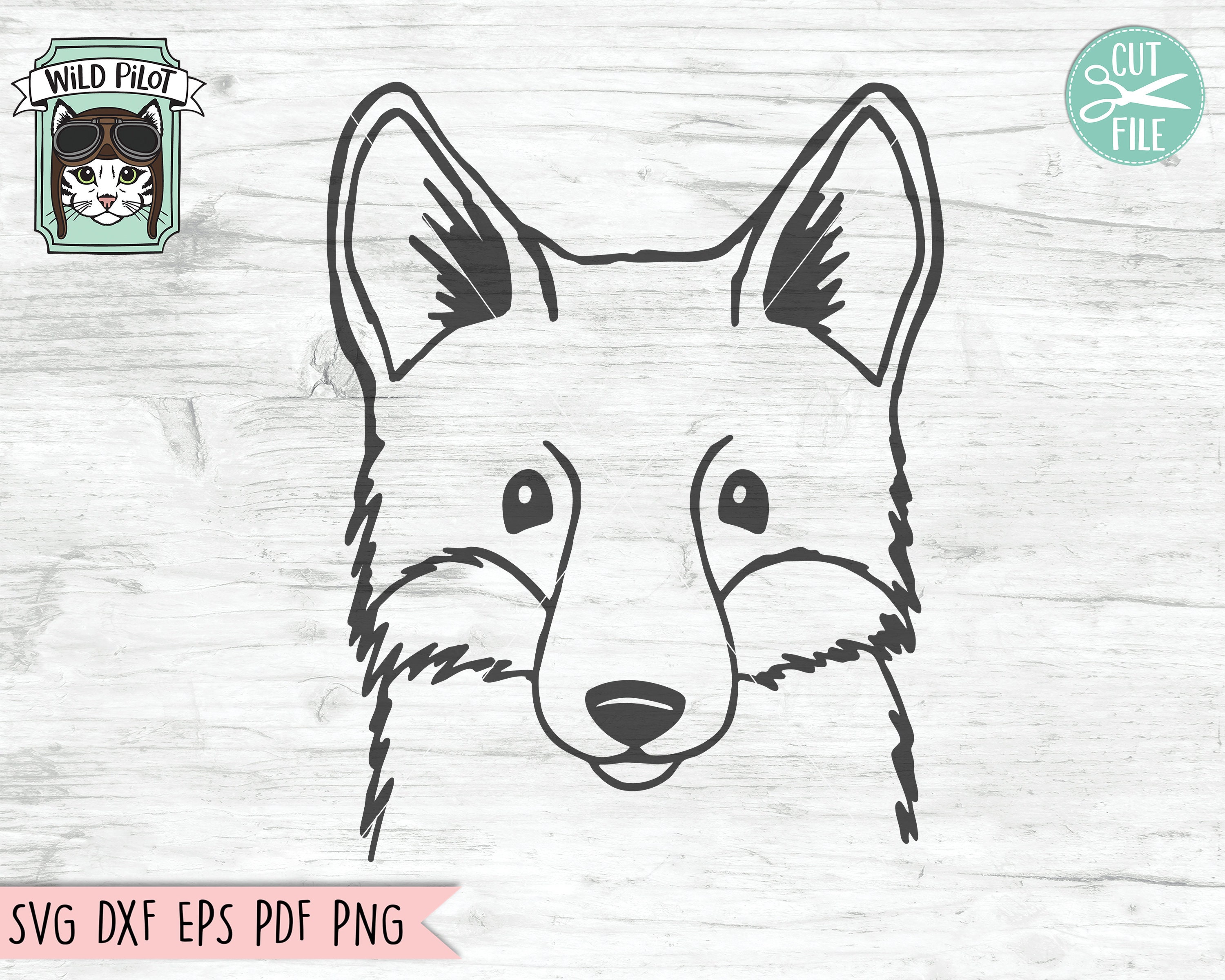 Fox Svg File Fox Cut File Animal Face Cute Fox Svg Fox - Etsy