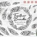 Feathers SVG File, Feather Wreath, Feather Cut File, Feather Monogram ...