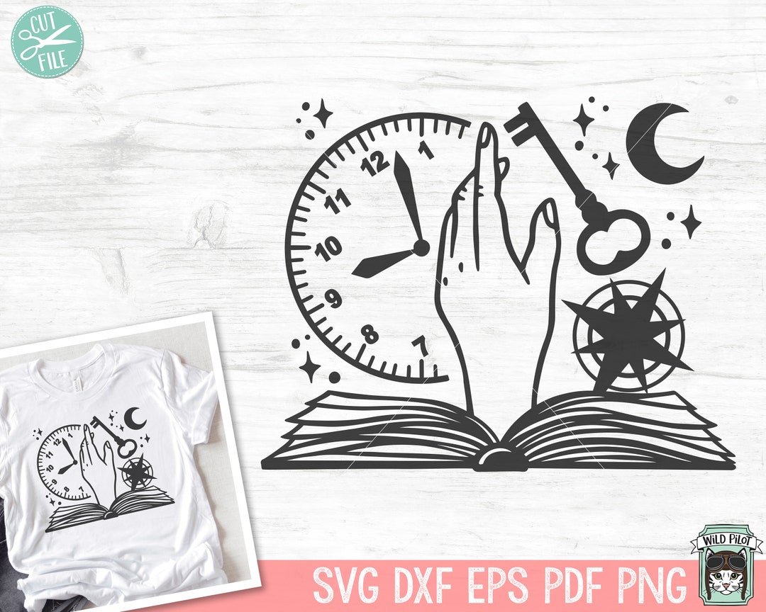 Book SVG, Reading Svg, Mystical Svg, Book Lover Svg, Book Club Svg ...